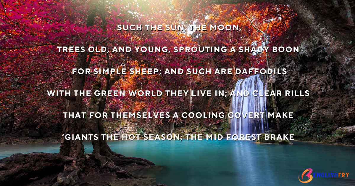 A Thing of Beauty Explanation - Englishfry